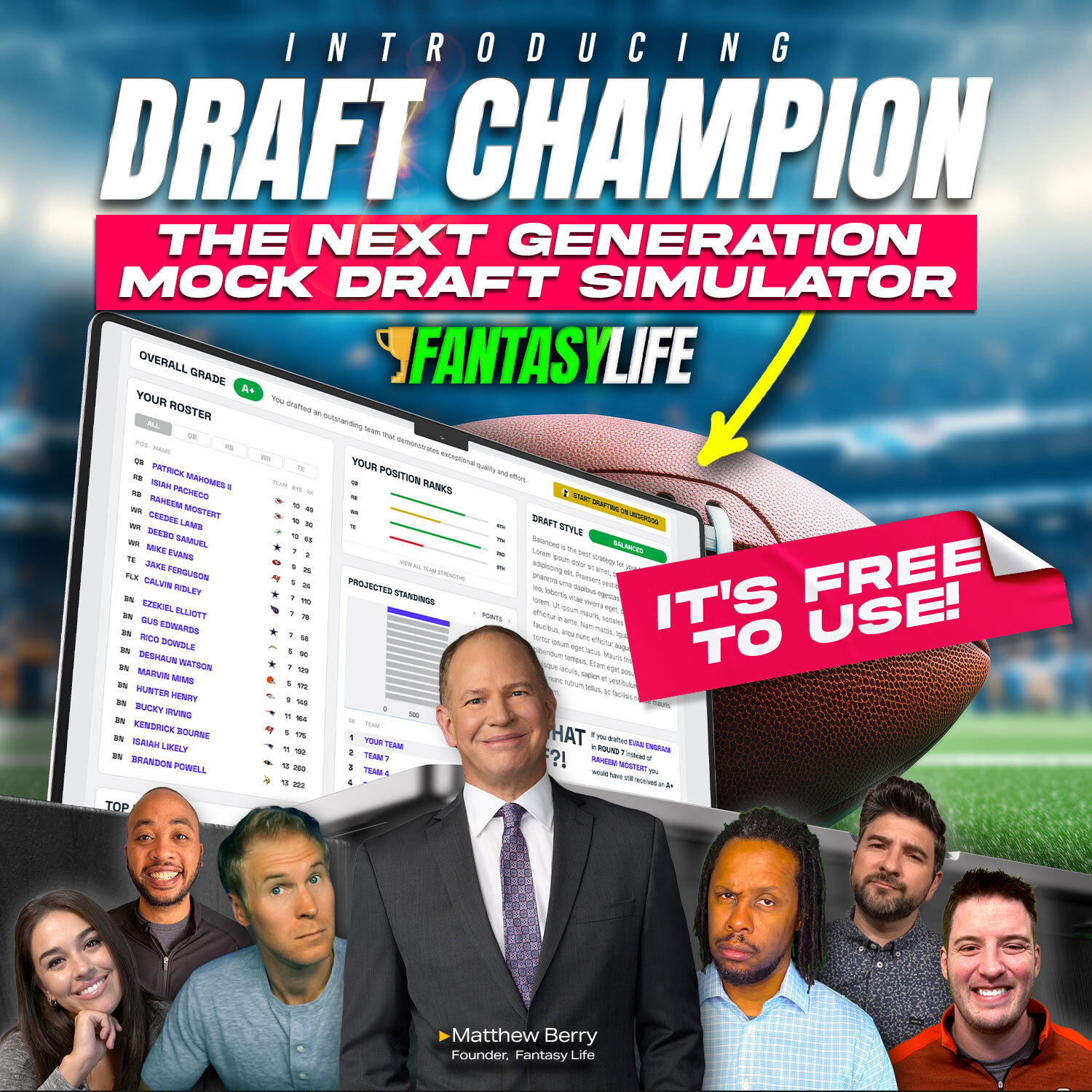 2025 Fantasy Football Mock Draft Simulator - Practice Your Draft Strategy