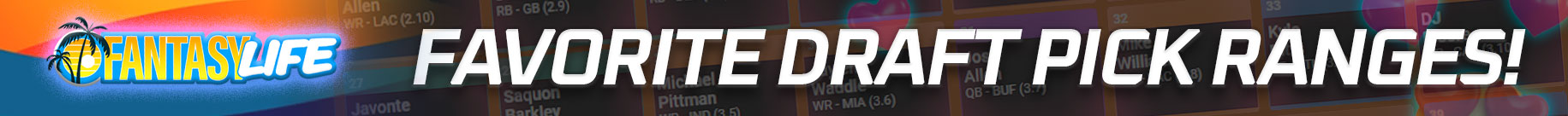 Fantasy Football Draft Strategy. Draft Ranges to Target.