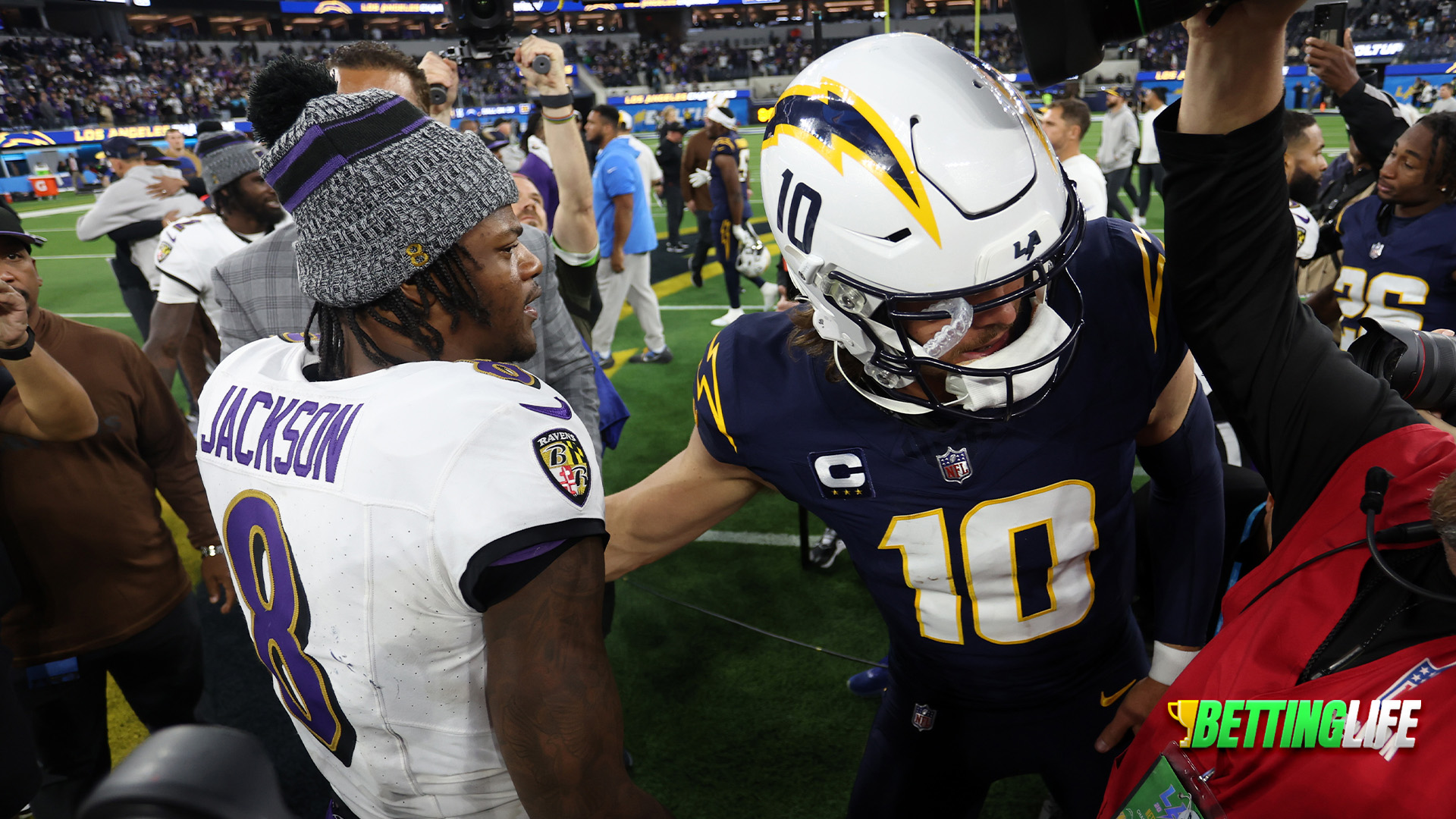 Jackson-Herbert Star QB Battle Upstage Harbaugh Bowl on MNF?